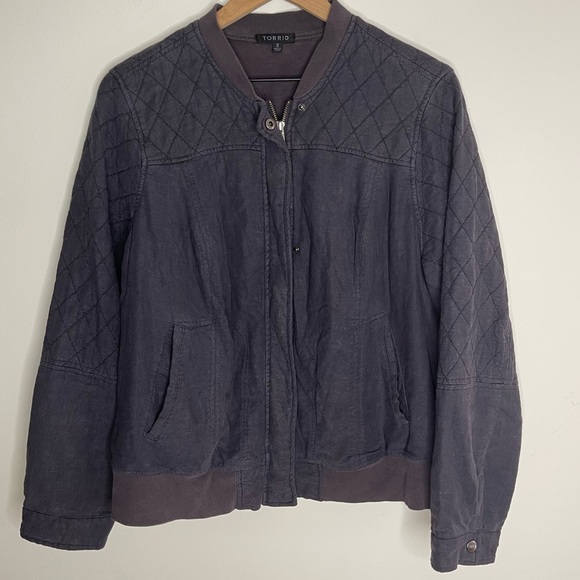 torrid | Jackets & Coats | Torrid Quilted Zipup Jacket | Poshmark